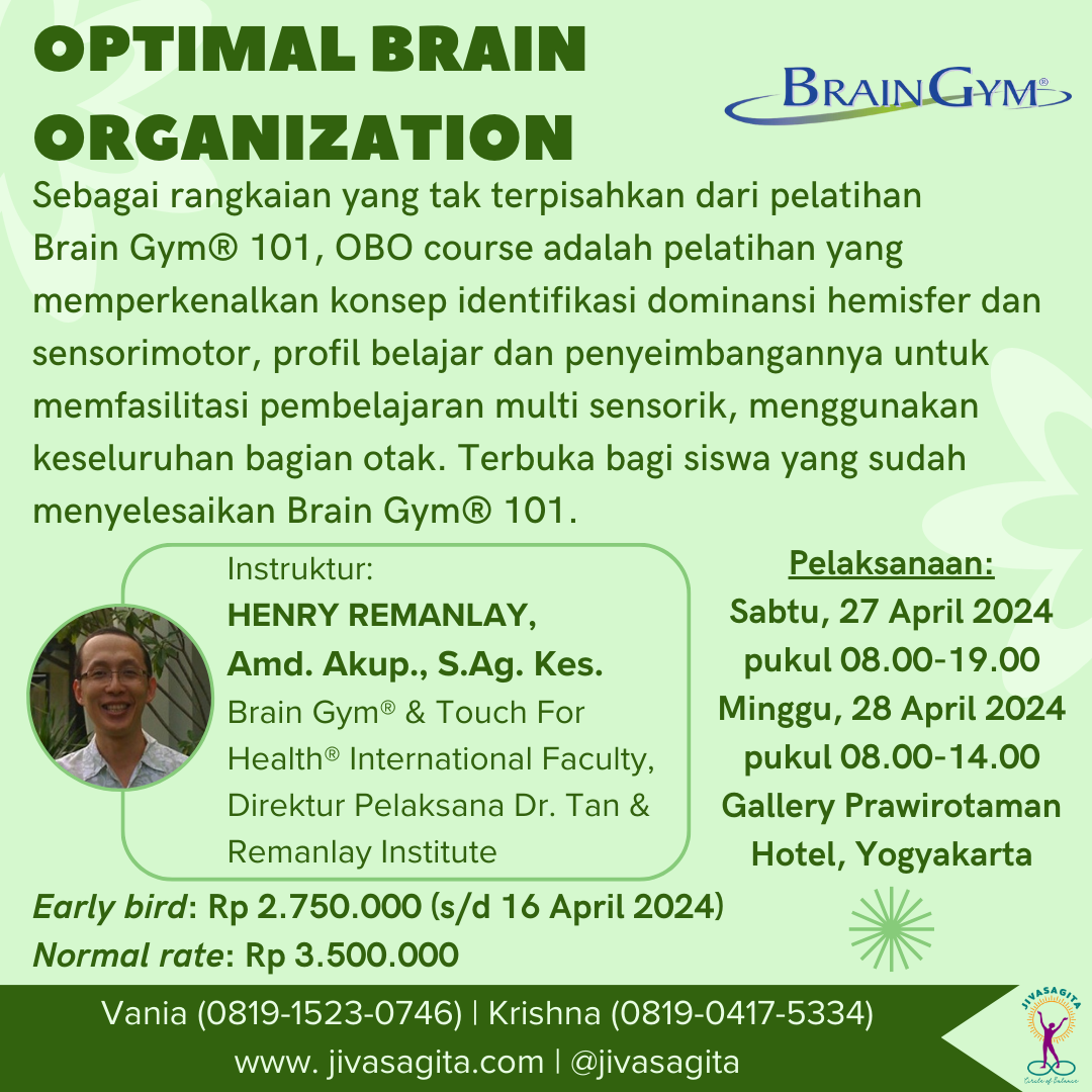 Optimal Brain Organization – Jivasagita